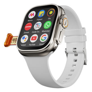 FIRE-BOLTT Oracle Wi-Fi+4G SIM Android OS Wristphone (49mm Display, In ...