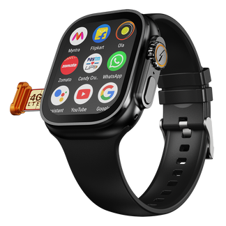 FIRE-BOLTT Oracle Wi-Fi+4G SIM Android OS Wristphone (49mm Display, In ...